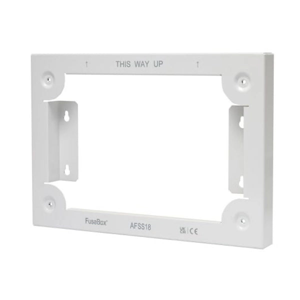 FuseBox AFSS18 Surface Stand Off Plate - 30mm - To Fit 18P Dimensions ...