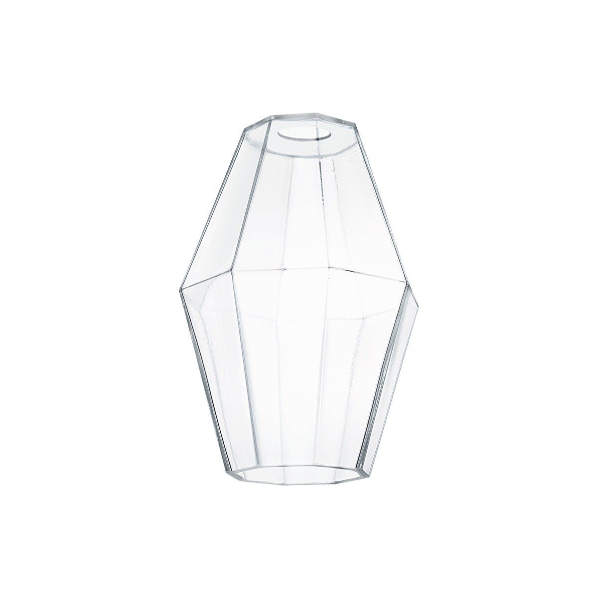 Robson Pyramid 18cm Glass Shade (D), Clear – Harbro Electrical