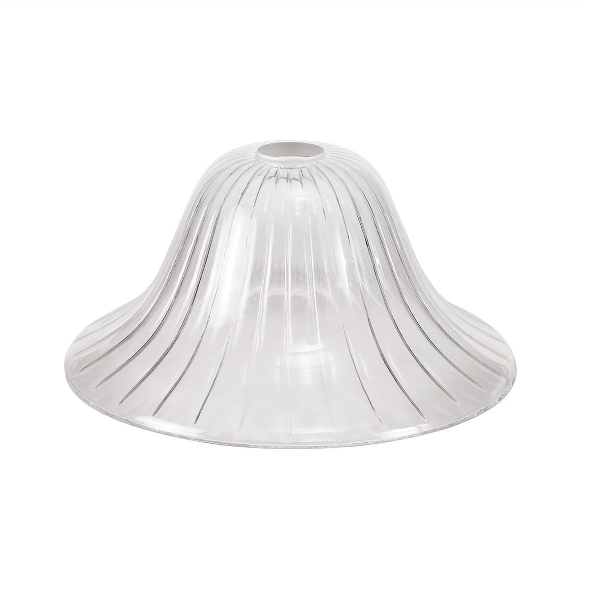 Munro Bell 30cm Clear Glass (D), Lampshade – Harbro Electrical
