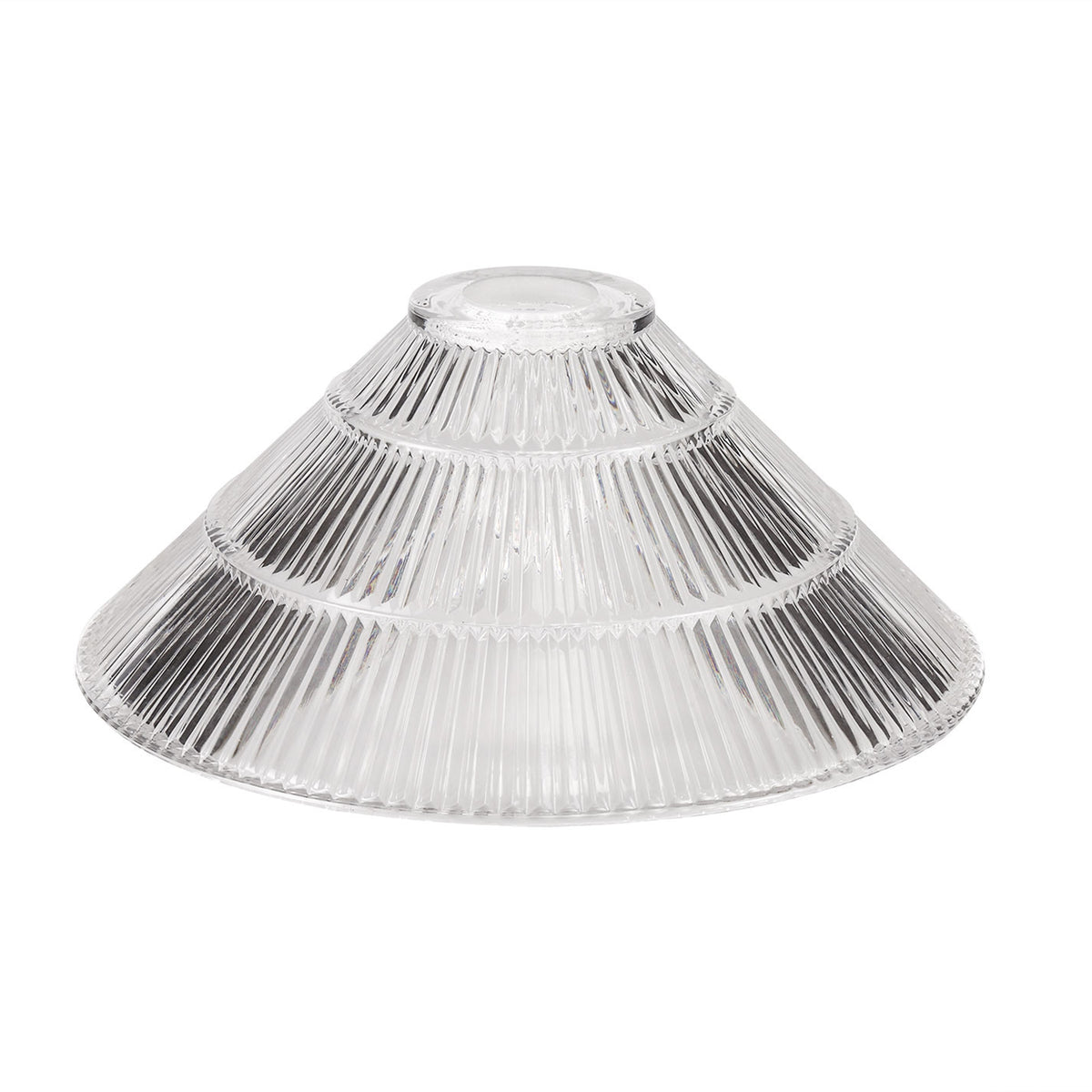 Munro Cone 30cm Clear Glass (M), Lampshade – Harbro Electrical
